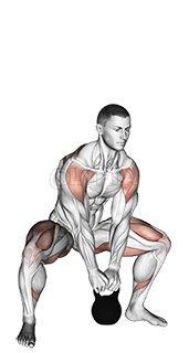 Kettlebell Sumo High Pull - Video Guide | Lyfta