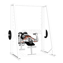 Press de banca declinado de Smith - Guía en Video | Lyfta