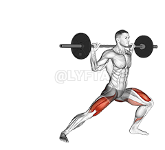 Estocada lateral con barra - Guía en Video | Lyfta