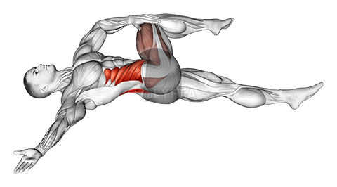 Supine Spinal Twist Yoga Pose - Video Guide | Lyfta
