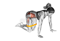 Patada lateral con pierna doblada con banda de resistencia - Guía en ...