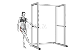 Side to Side Leg Swings - Video Guide | Lyfta